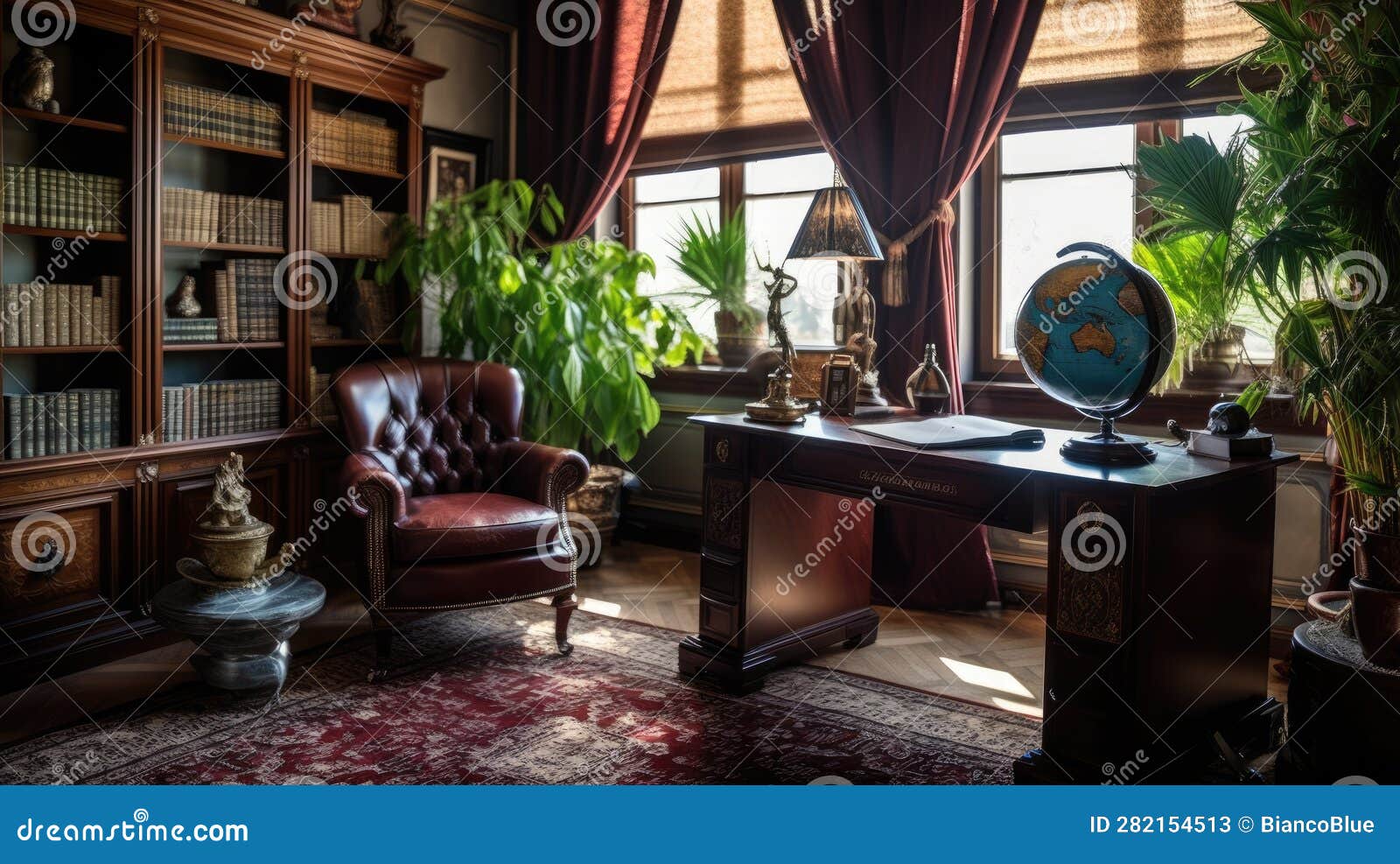 Inspiring Office Interior Design Traditional Style Generative AI AIG 31 ...