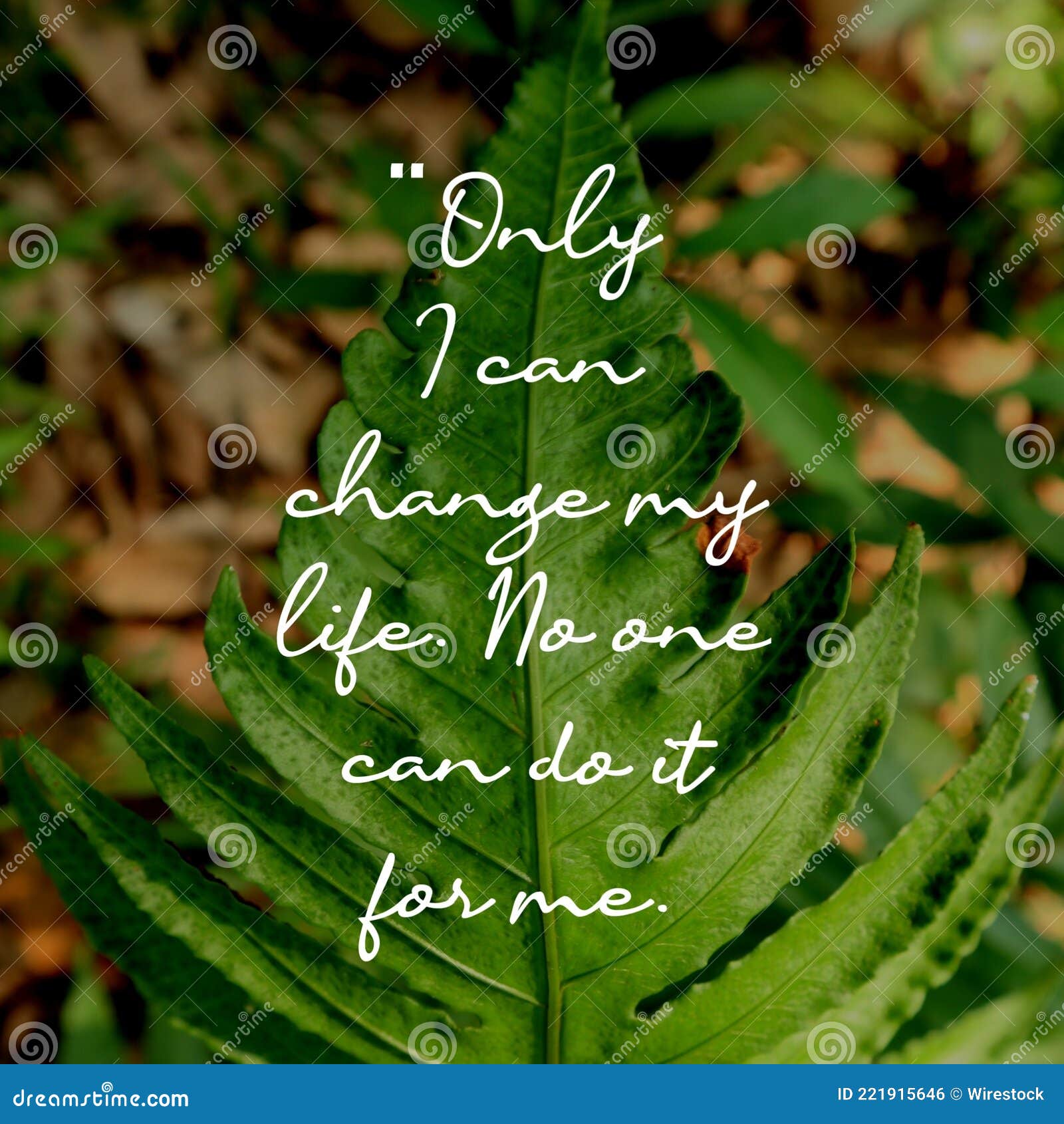 Inspiring Quotation with Fancy Lettering Stock Photo - Image of design ...