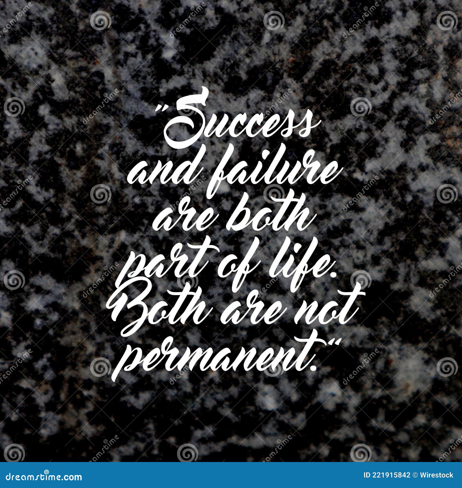 Inspiring Quotation with Fancy Lettering Stock Photo - Image of words ...