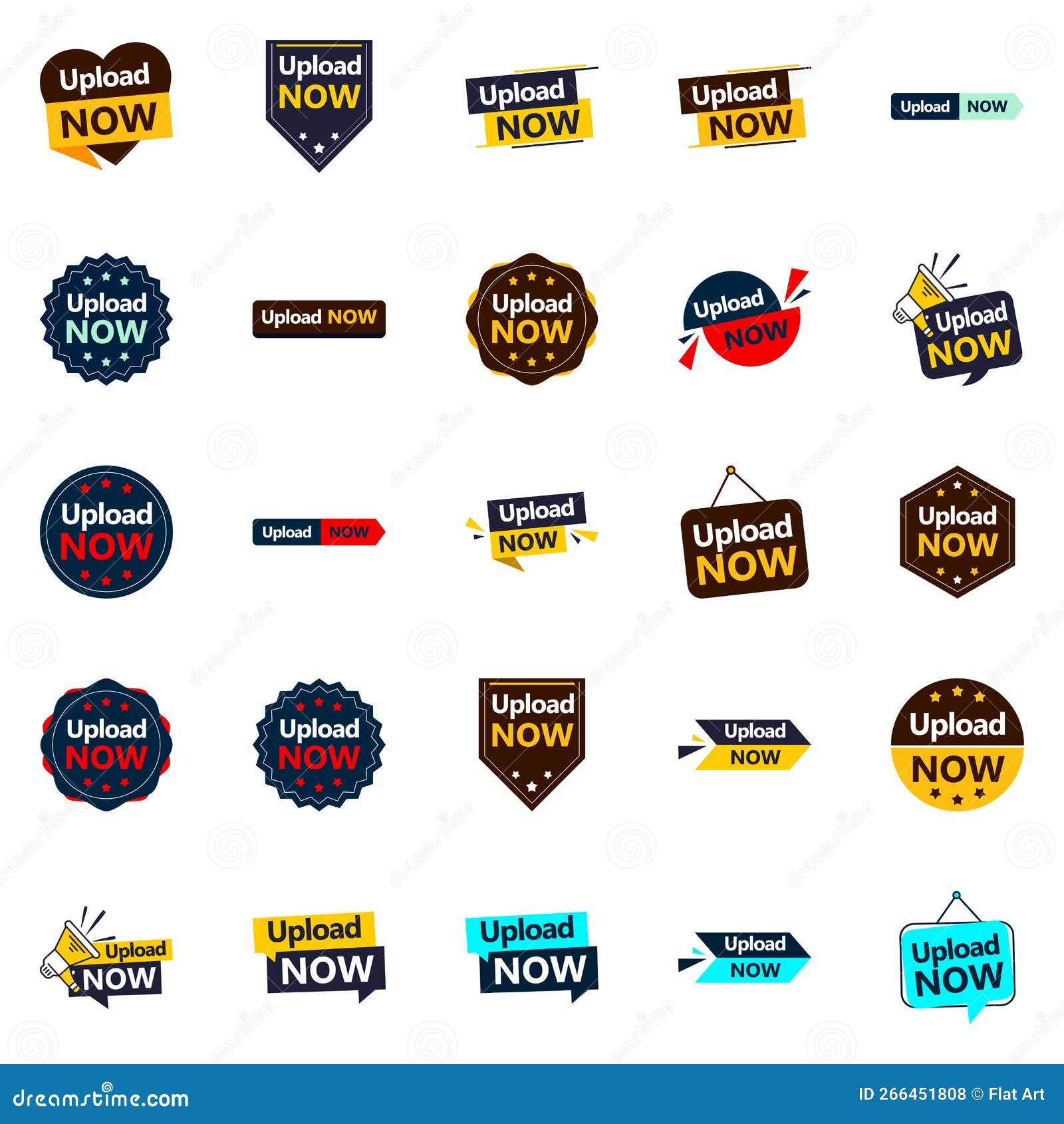 25 Inspiring Vector Designs in the Upload Now Pack Perfect for ...