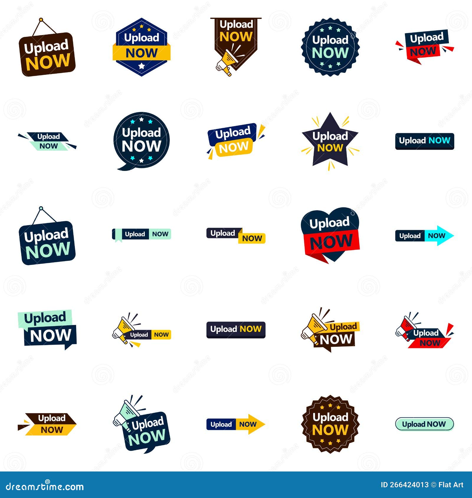 25 Inspiring Vector Designs in the Upload Now Pack Perfect for ...