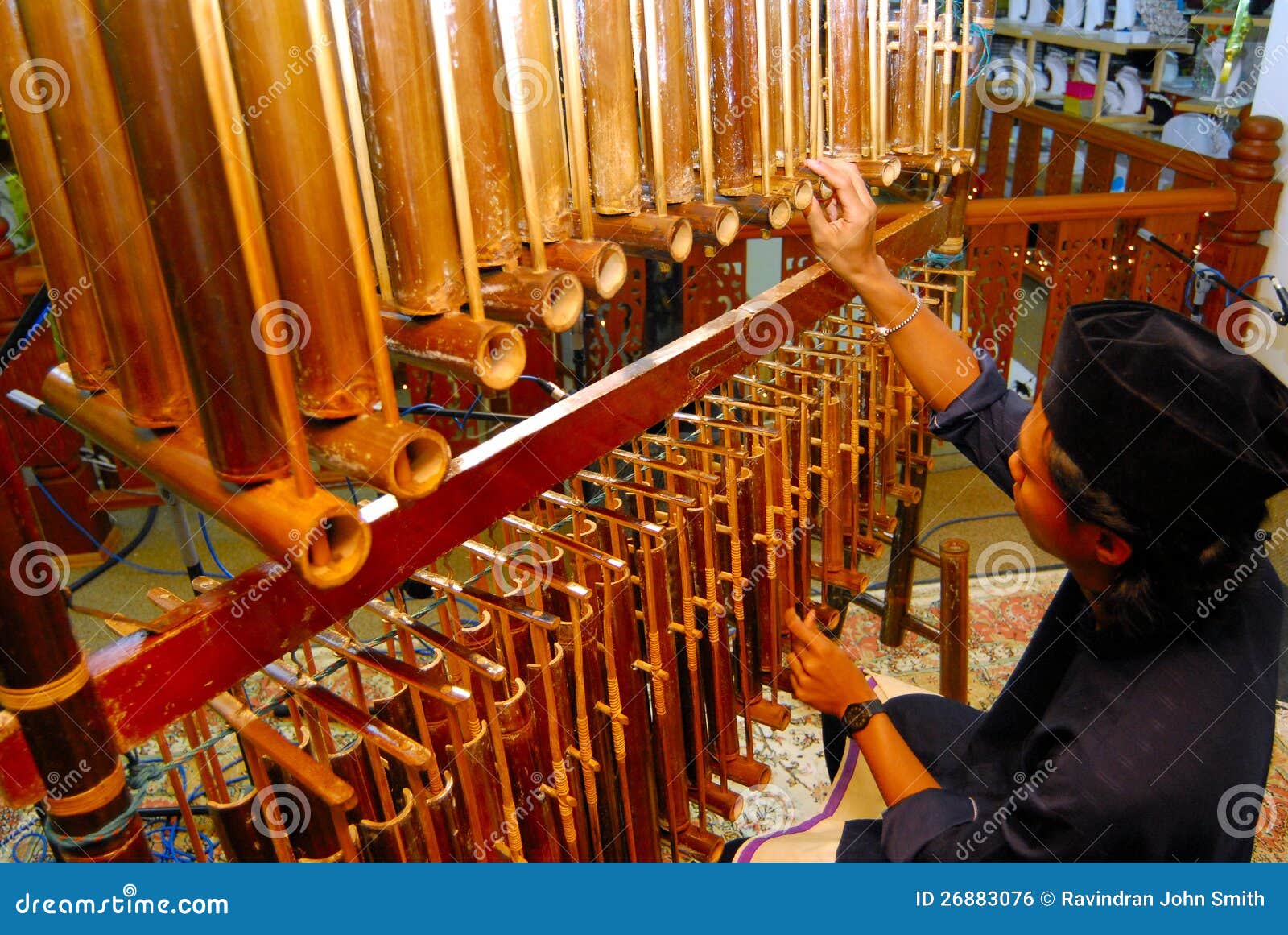 Insrtument Del Musical De Angklung Foto editorial - Imagen de ...
