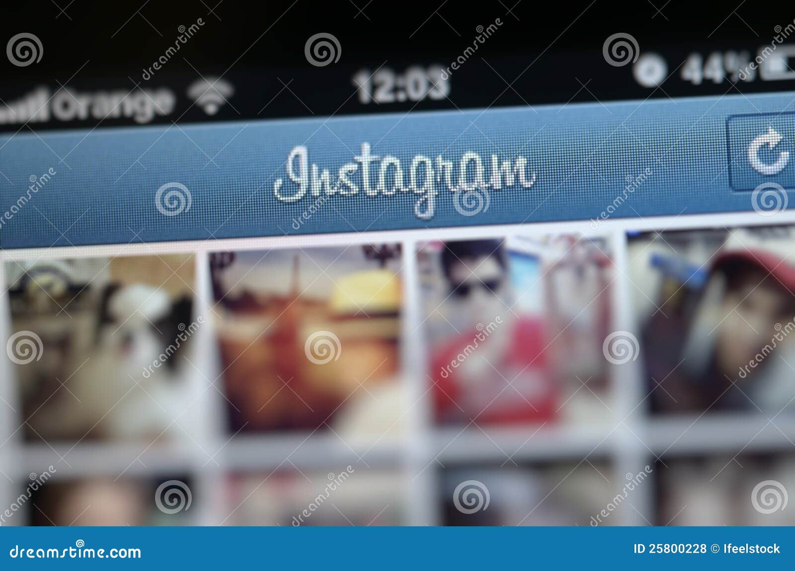 Instagram Social Network App Store Smartphone Iphone Editorial Stock ...