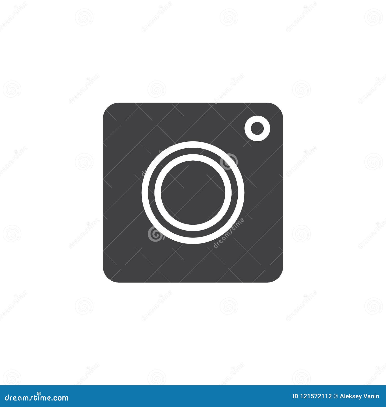 Instagram Camera Vector Icon Stock Vector - Illustration of vector ...