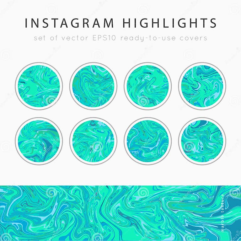 Instagram Highlight Covers Vector Editorial Stock Image - Illustration ...