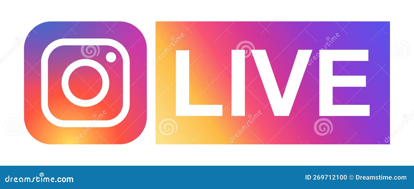 Instagram Live Icon Vector | CartoonDealer.com #225970922