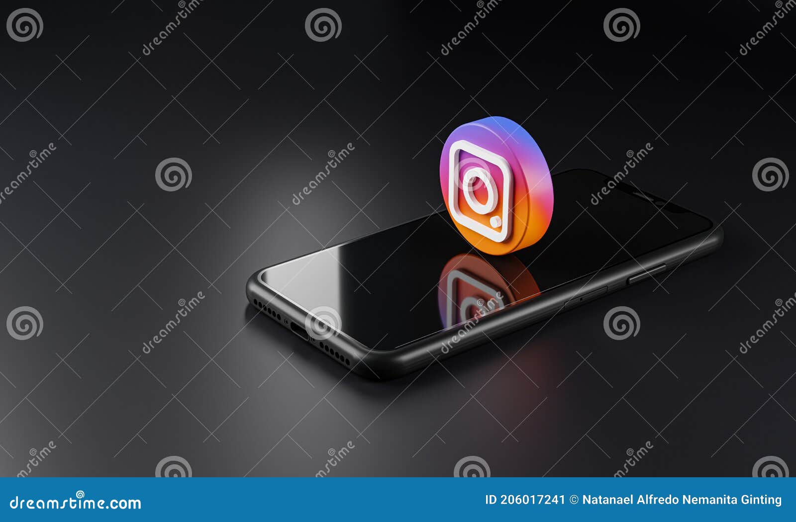 Instagram Logo Pinned On Cork Background Editorial Photo ...