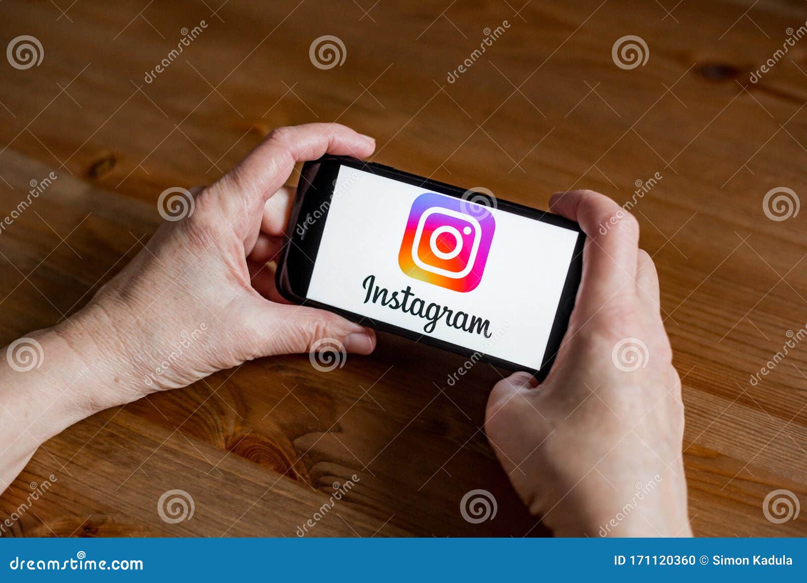 Instagram Logo Sign Application Screen on Mobile Phone Online Retail ...