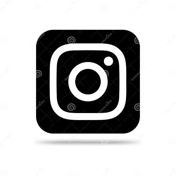 Instagram Logoikone Redaktionelles Stockfotografie Illustration Von