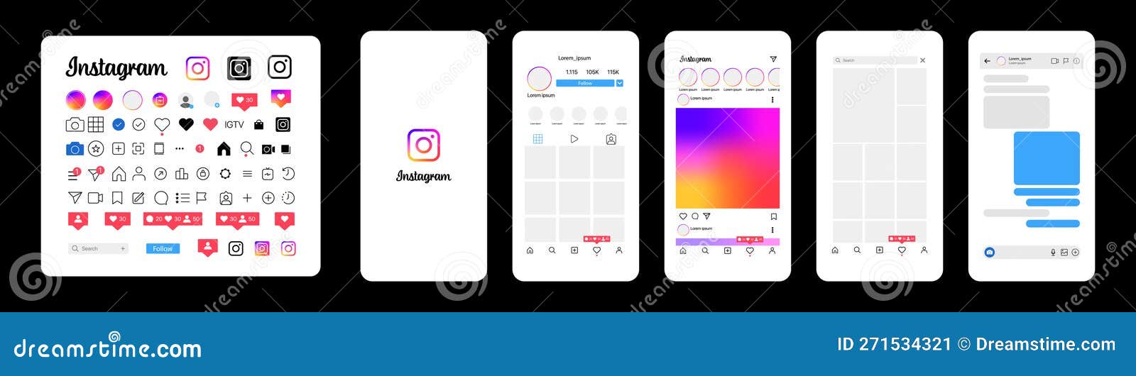 Instagram Mockup Social Media Template , New Update Instagram Post Mock ...