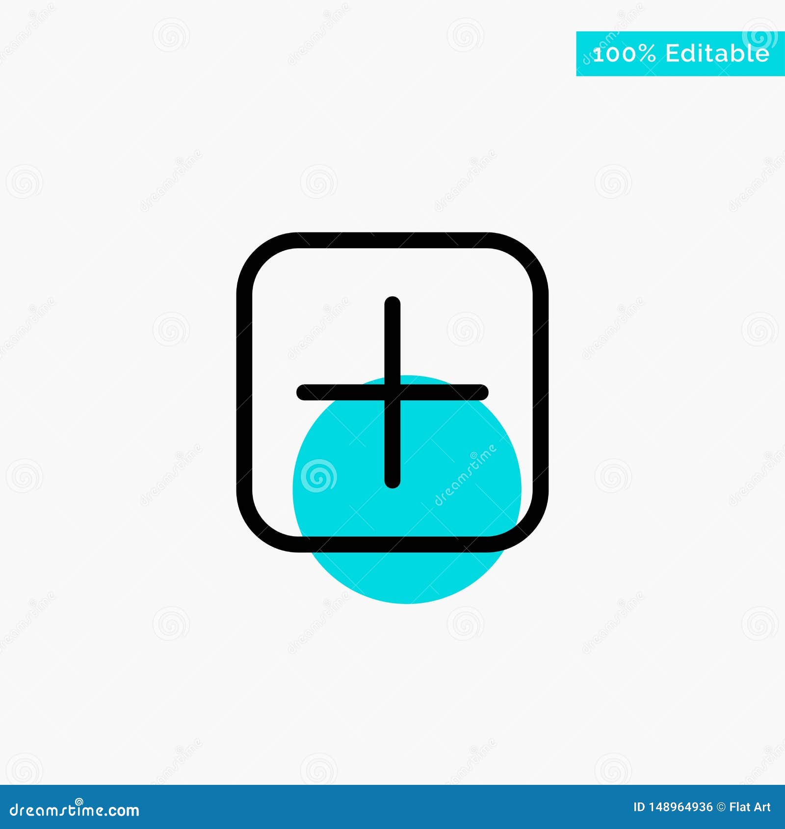 Instagram, Plus, Sets, Upload Turquoise Highlight Circle Point Vector ...