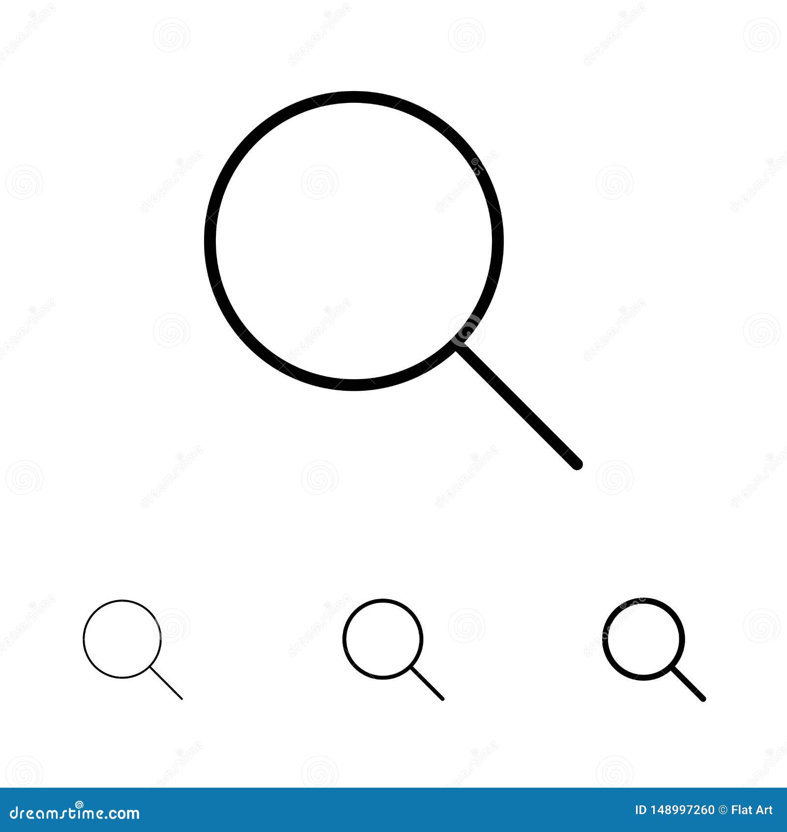 Instagram, Search, Sets Bold and Thin Black Line Icon Set Stock Vector ...