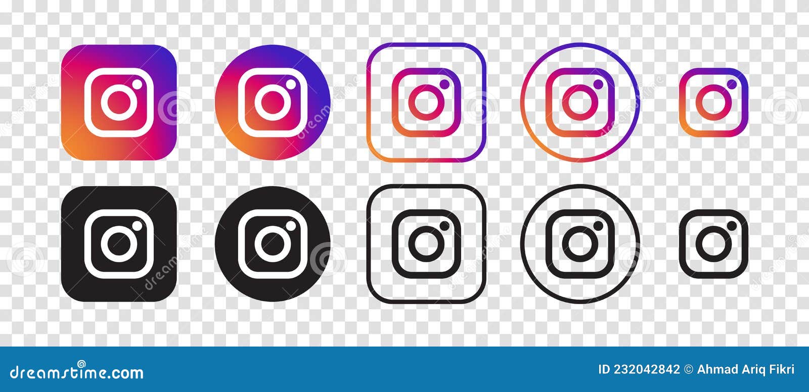 Instagram Vector Pictogram Set Of Social Media Icons Pics Like ...