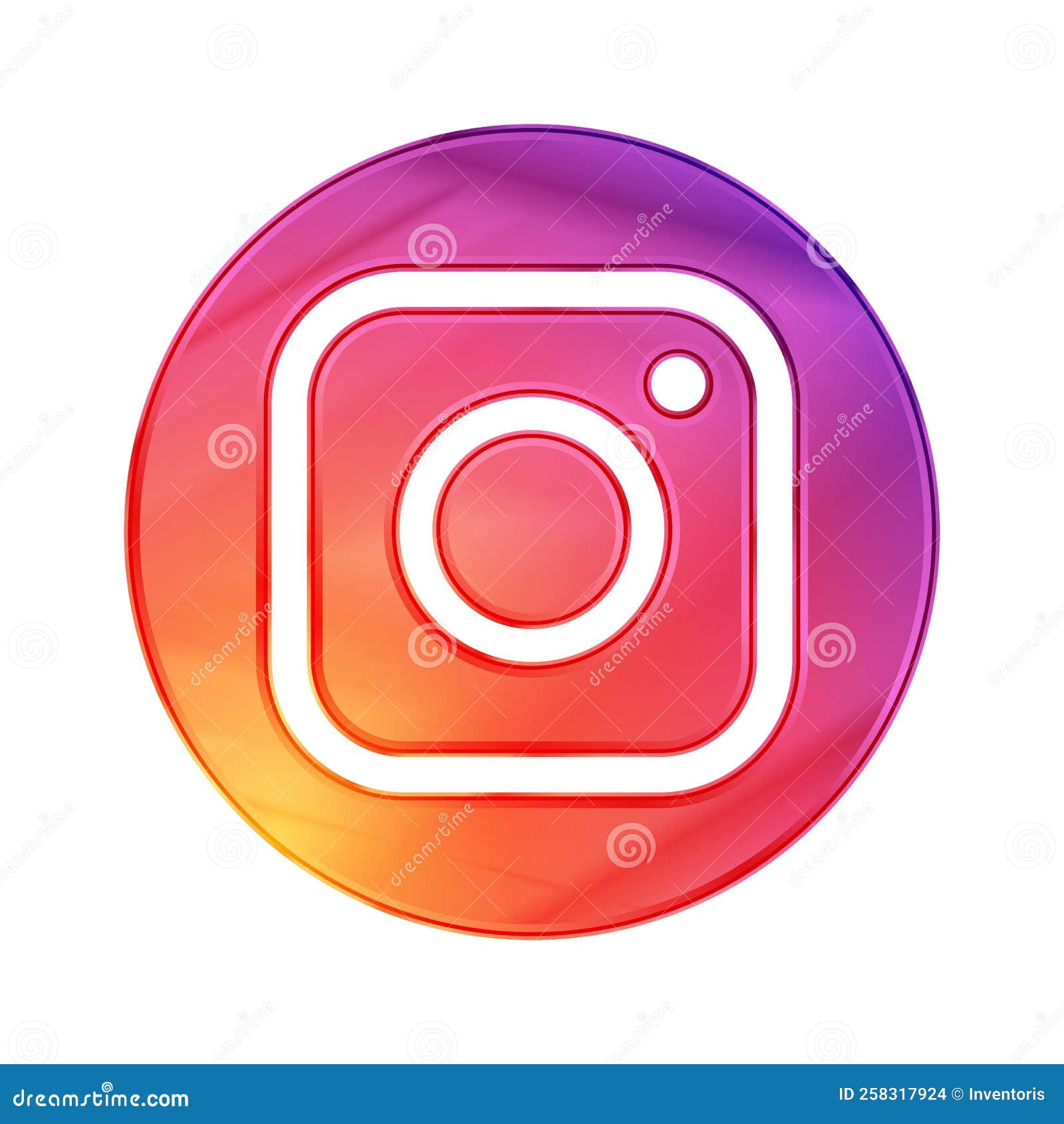 Instagram Vector Social Media Icon. Instagram Logo Illustration ...