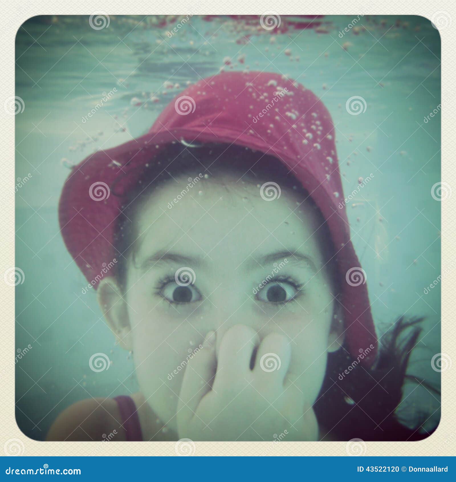Instagram of Young Girl Having Fun Under Water Stock Photo - Image of ...