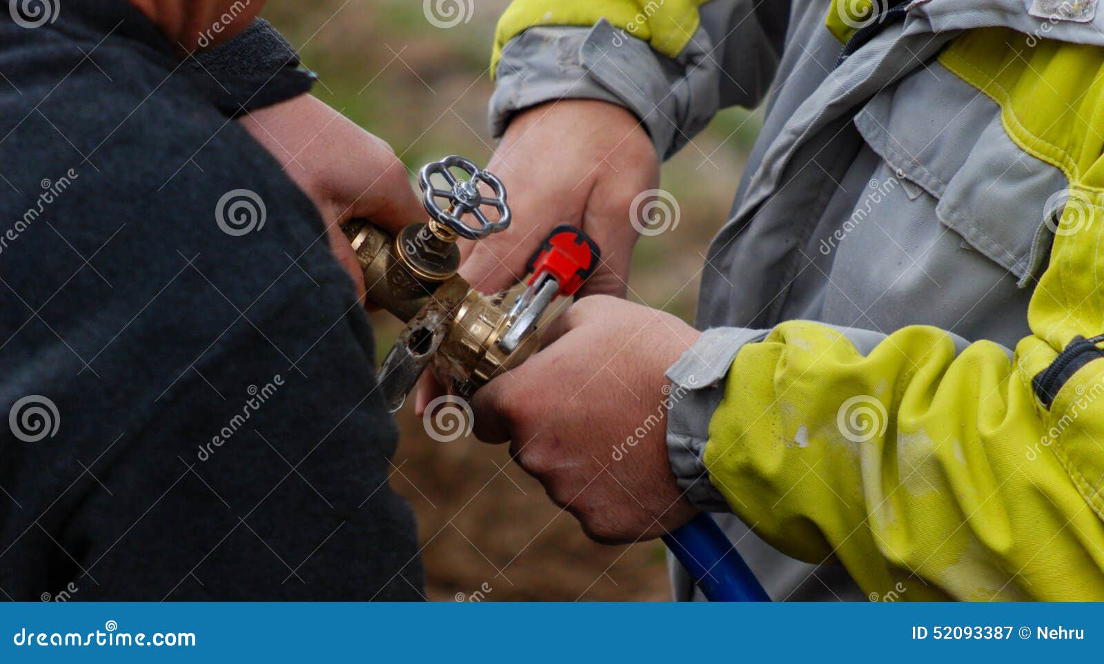 Instalation of a Water in a House Stock Image - Image of fittings ...