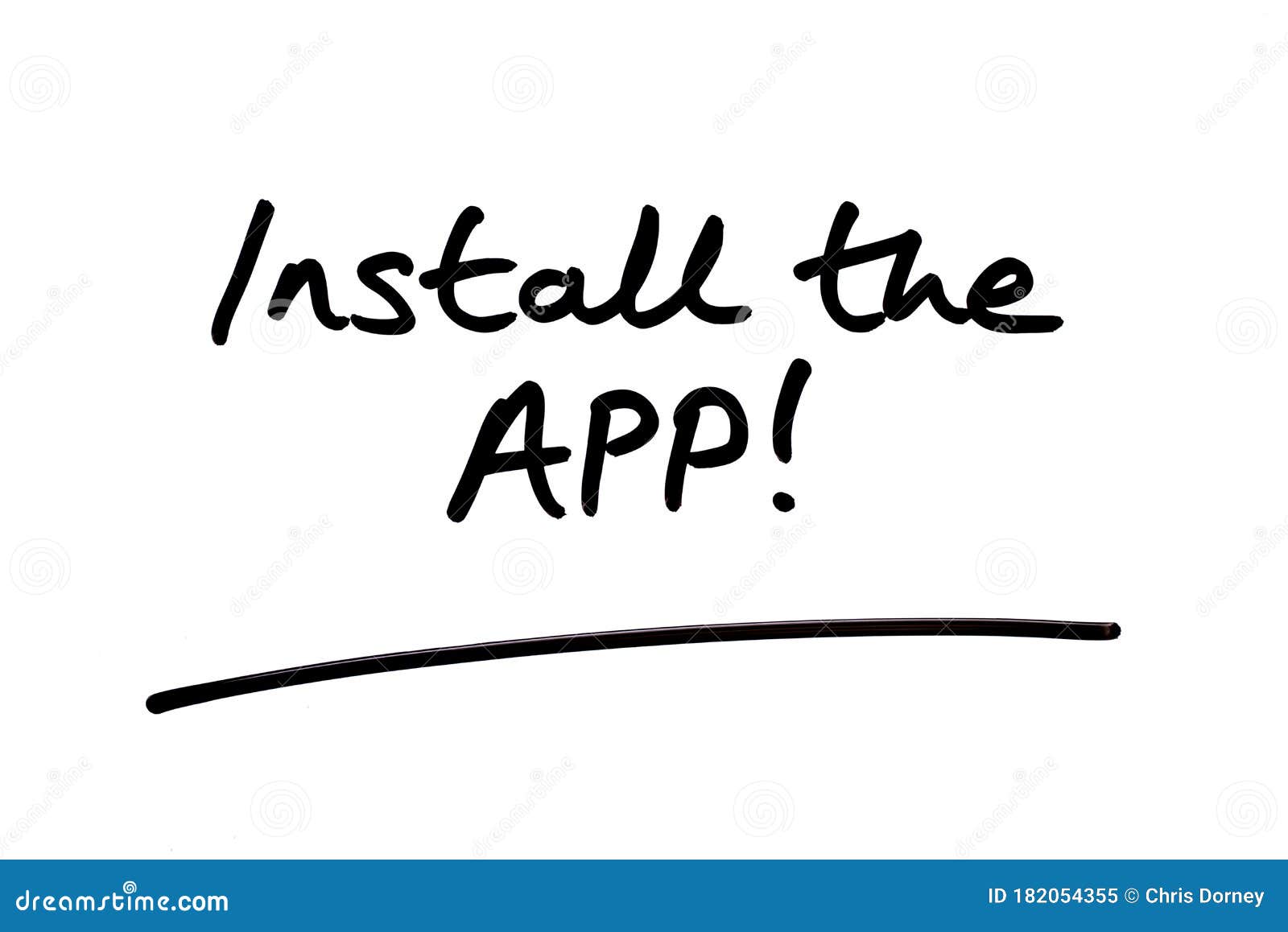 Install the APP stock illustration. Illustration of installing - 182054355