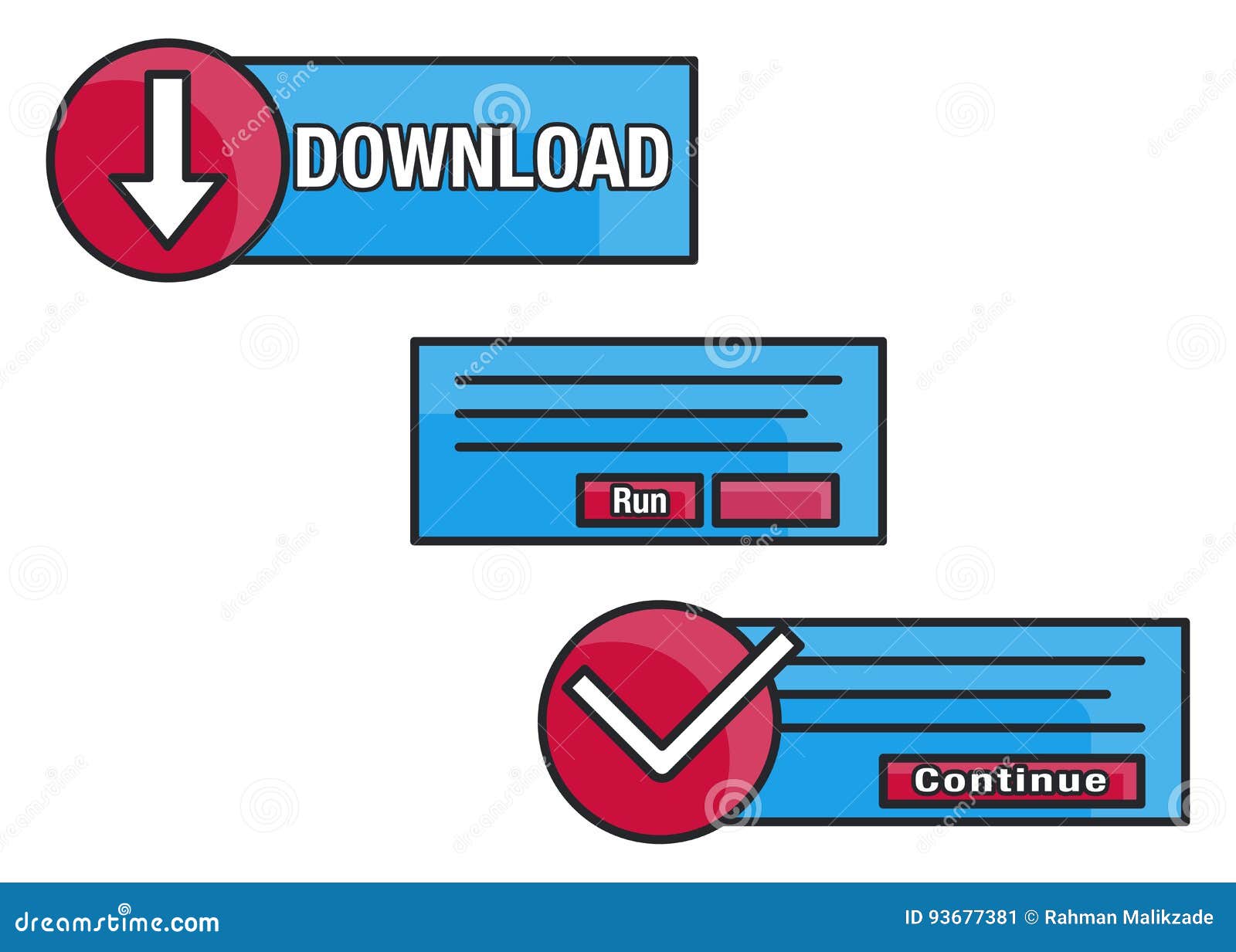 Install download, line art stock vector. Illustration of frame - 93677381