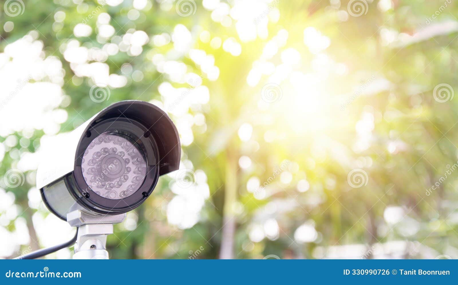 Install IP CCTV Cameras, Home Security System Concept with Blurred ...