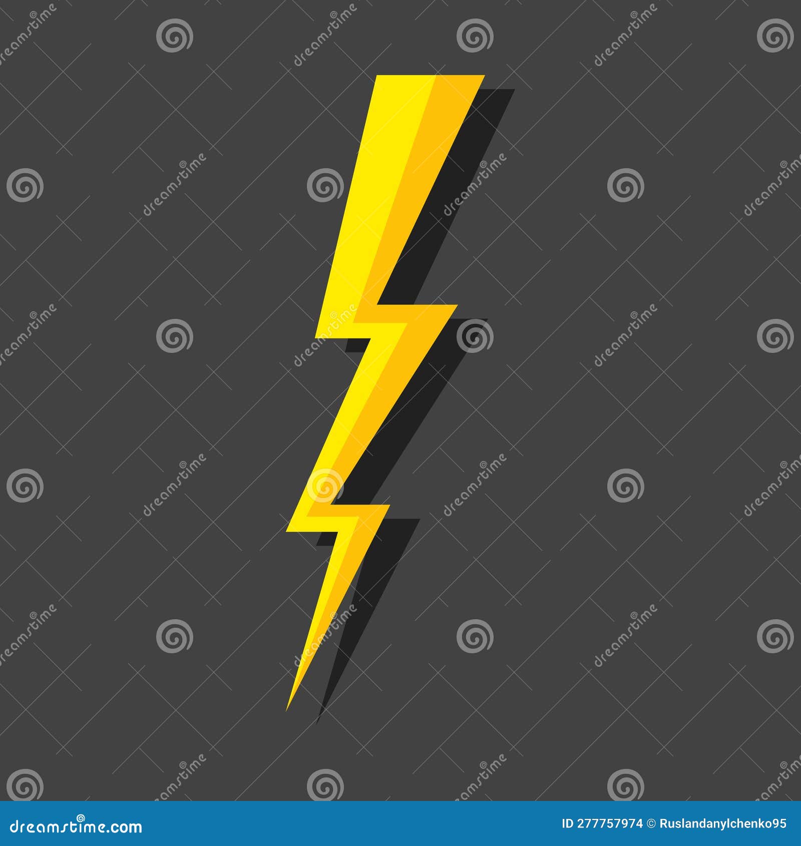 Install Lightning. Flat Style Vector . Lightning Bolt Lightning Flash ...