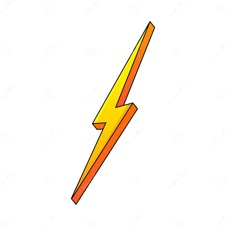 Install Lightning. Modern Flat Style Vector Illustration. Lightning ...