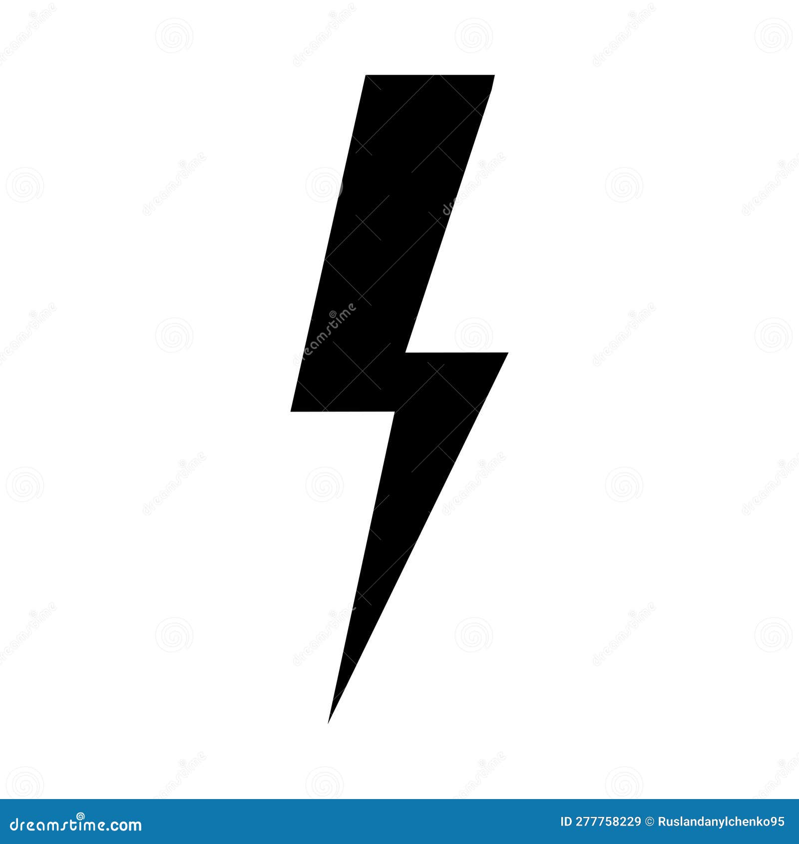 Install Lightning. Modern Flat Style Vector Illustration. Lightning ...