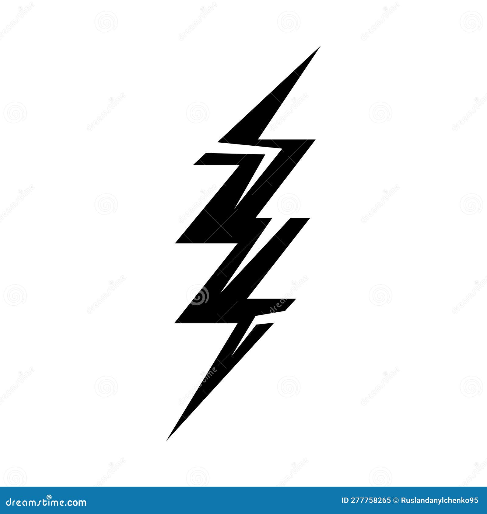 Install Lightning. Modern Flat Style Vector Illustration. Lightning Bolt Lightning Flash Icon ...
