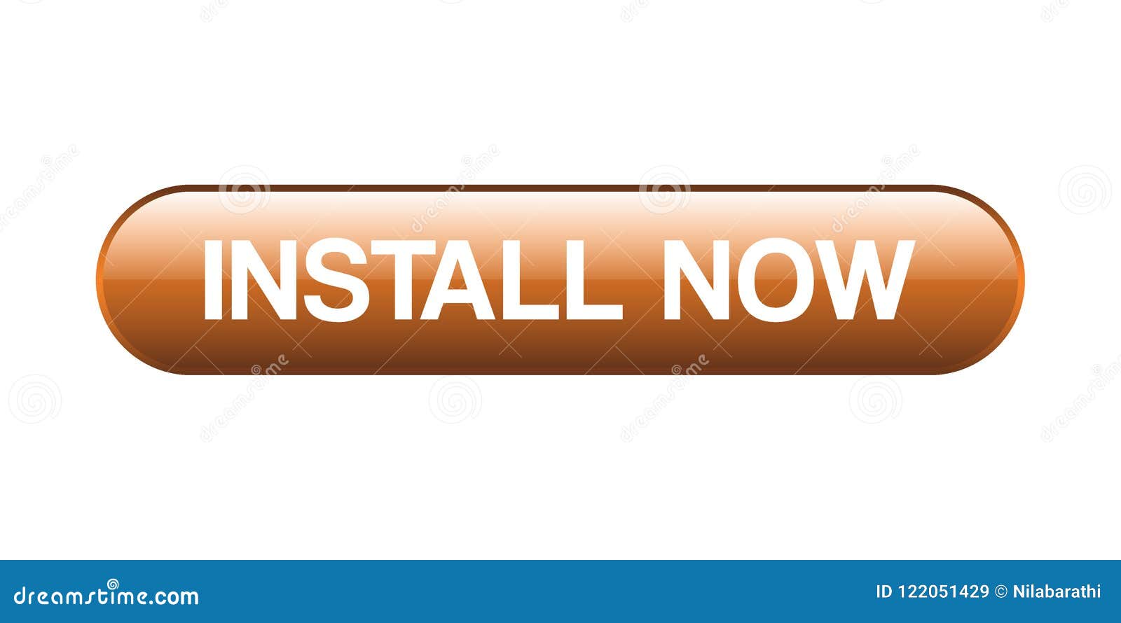 Install now stock illustration. Illustration of clipart - 122051429