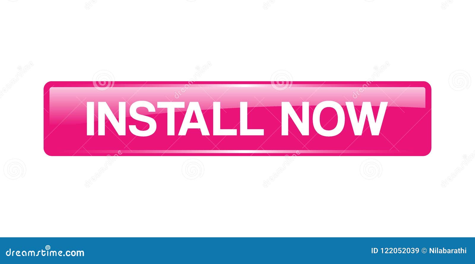 Install now stock illustration. Illustration of display - 122052039