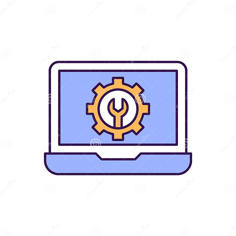 Install Outline with Colors Fill Vector Icon that Can Easily Edit or ...