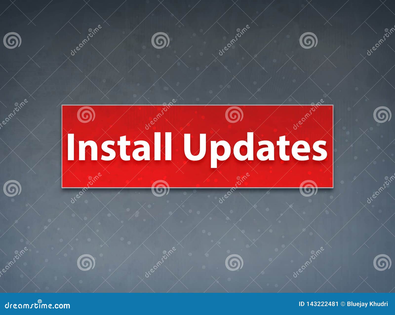 Install Updates Red Banner Abstract Background Stock Illustration ...