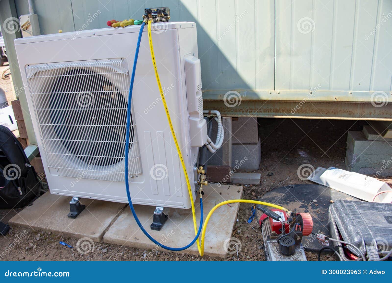 Air Condition Unit stock image. Image of cooling, equipment - 300023963