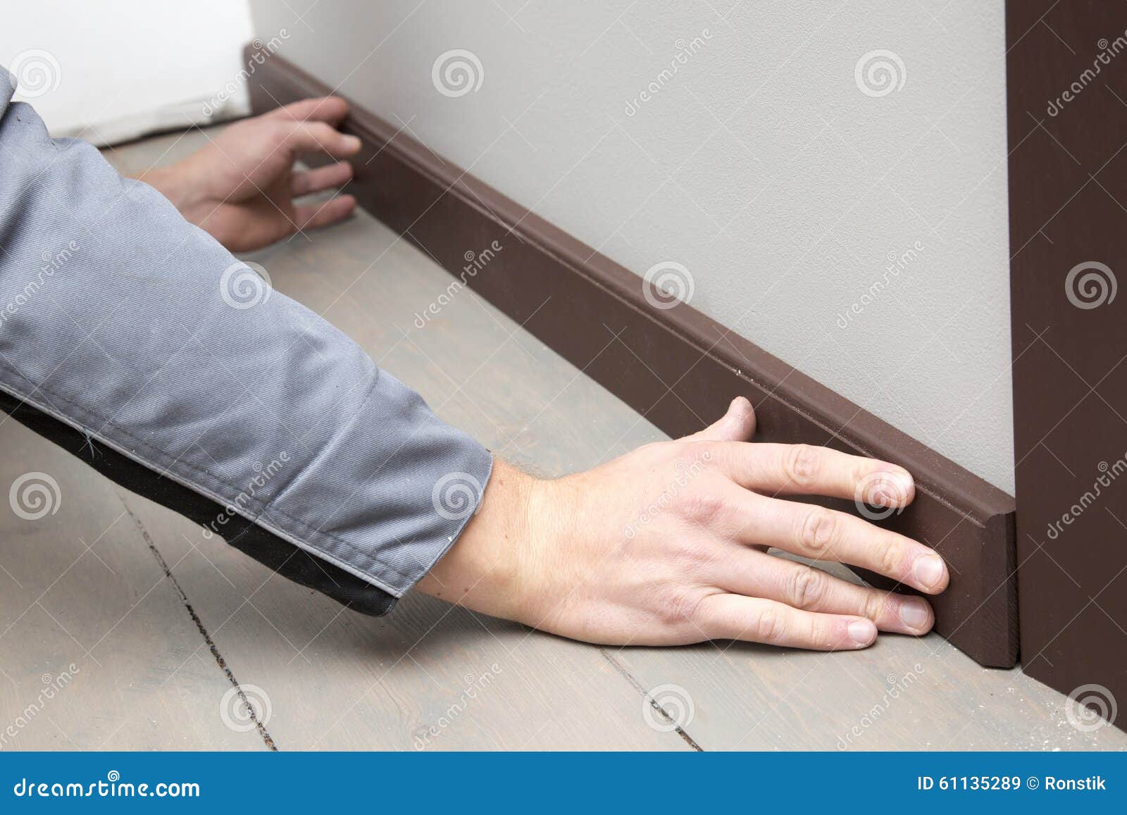 Wooden Baseboard Panelling Background Stock Image | CartoonDealer.com ...