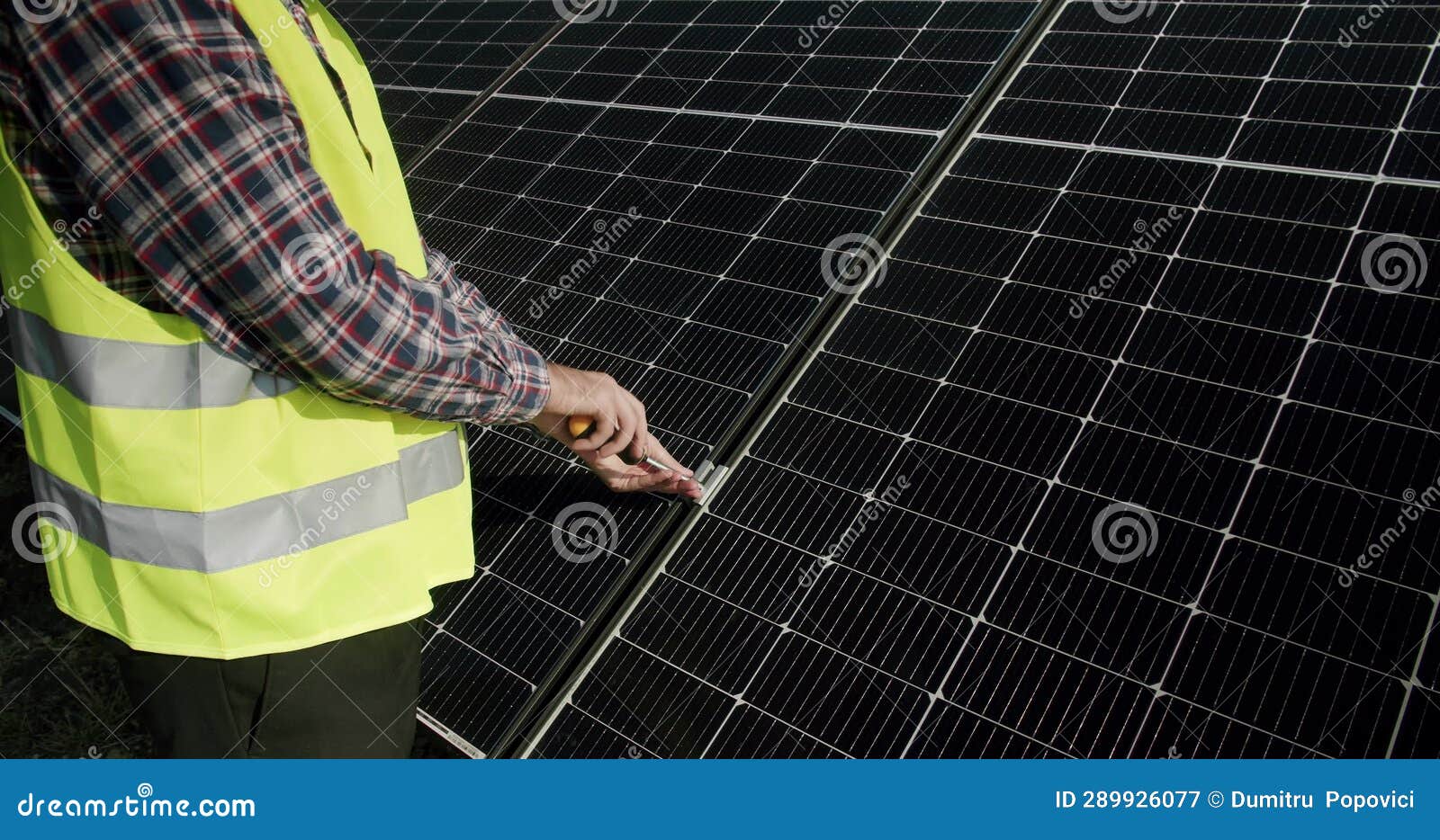 Installation, Connection and Mounting of Solar Panels. Stock Video ...