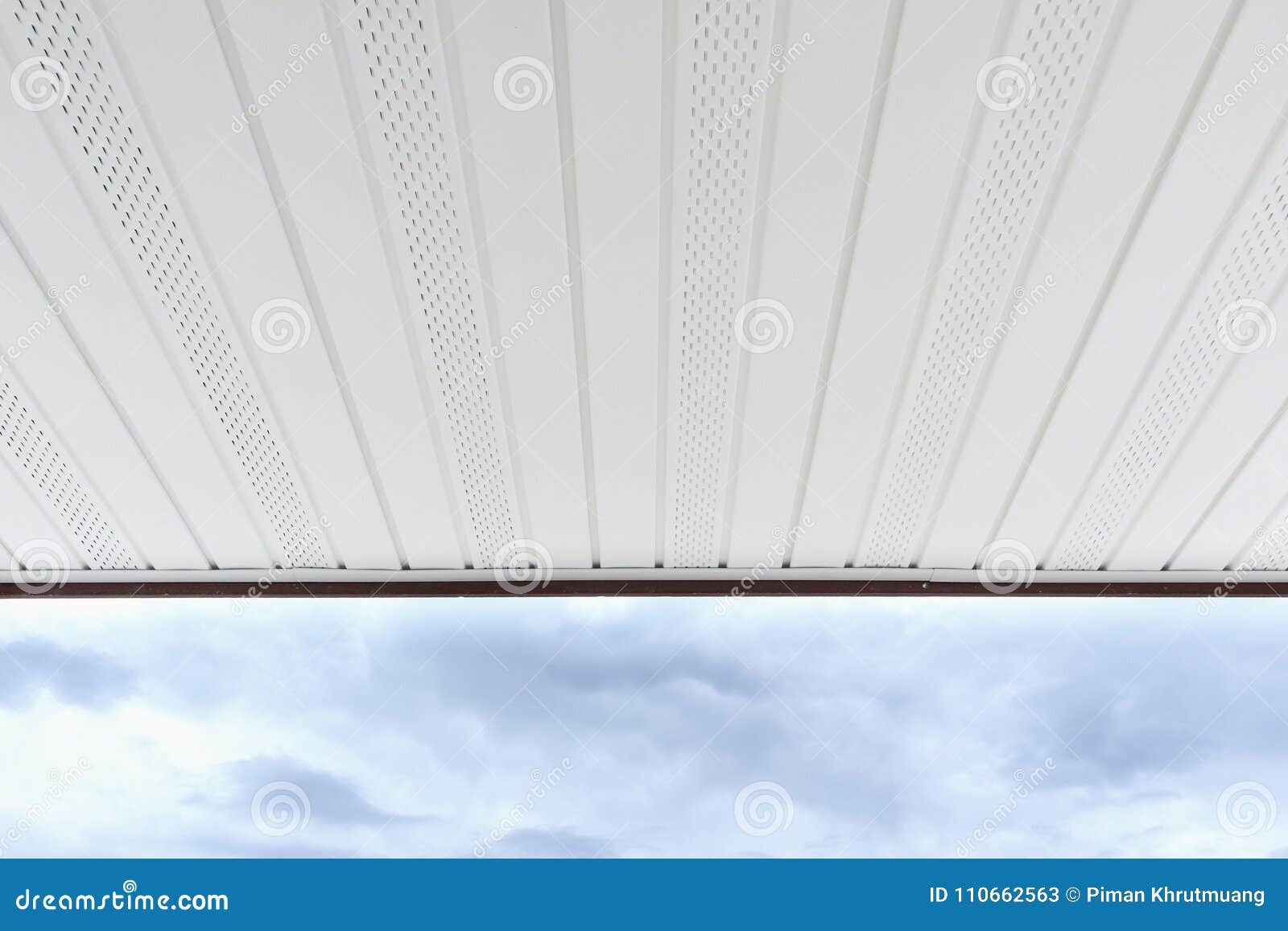 Installation De Panneau De Soffite Image stock - Image du réparation ...