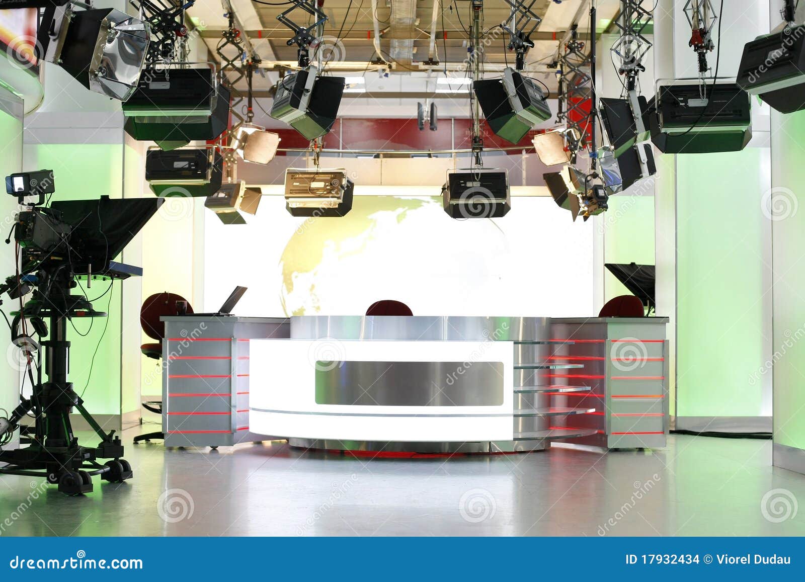 Installation De Studio De Nouvelles De TV Photo stock - Image du ...