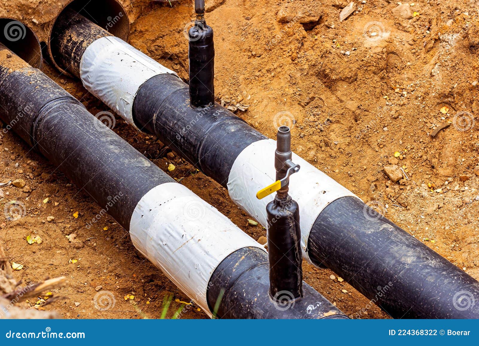 Installation of the Distribution Unit of Heating and Water Supply ...