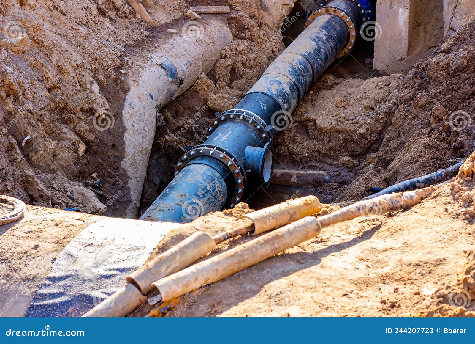 Installation of the Distribution Unit of Heating and Water Supply ...