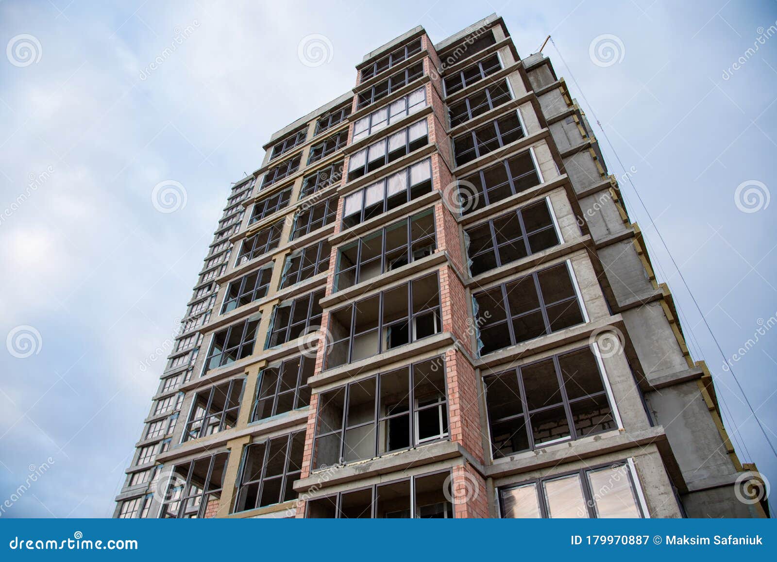 Installation of Double-glazed Windows in a Multi-storey Building at a ...