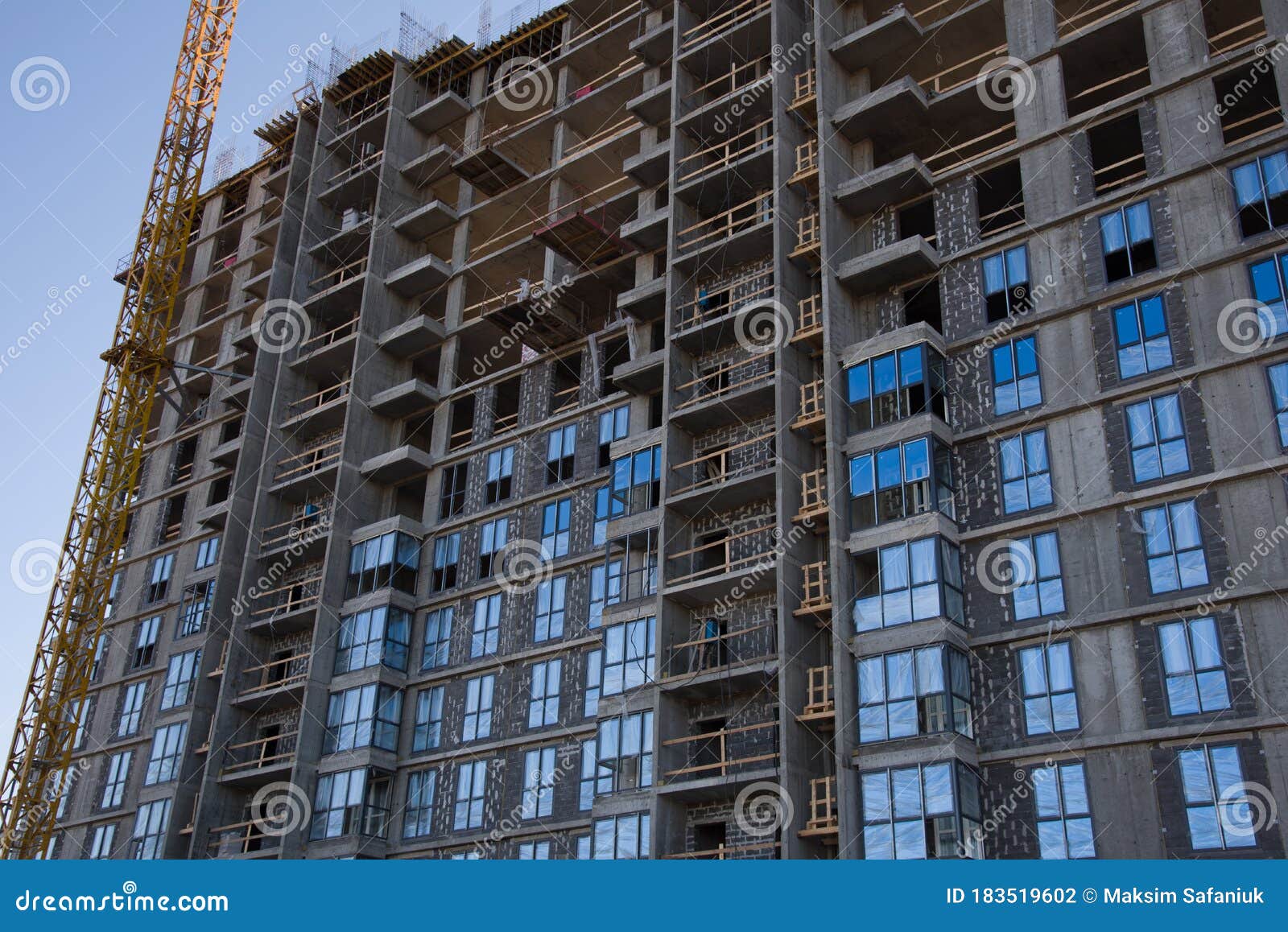 Installation of Double-glazed Windows in a Multi-storey Building at a ...