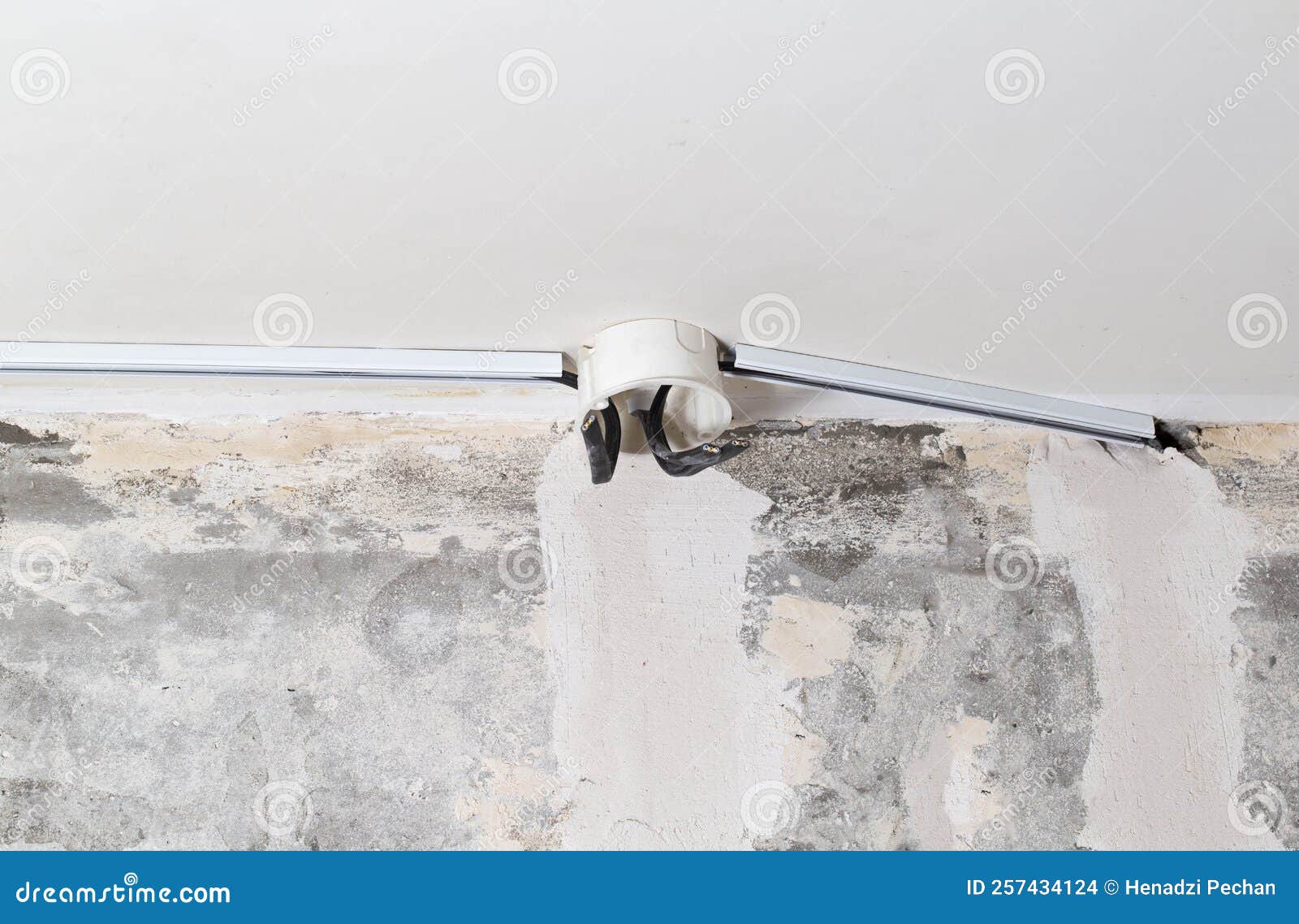 Installation of Electrical Wires and Junction Boxes in the Building ...