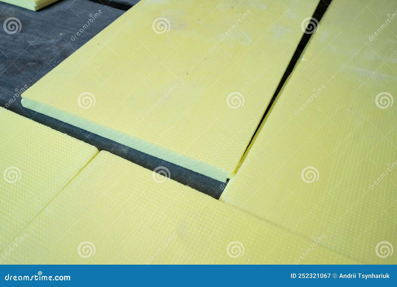 Installation of Expanded Polystyrene for Floor Insulation, Expanded ...