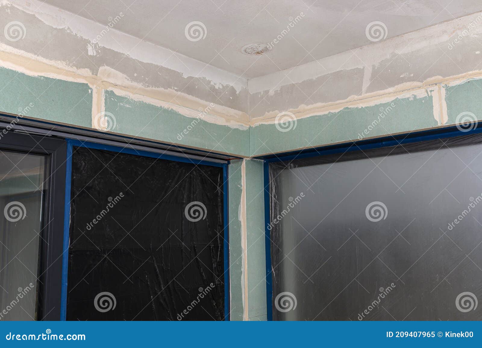 Installation for External Roller Shutters Made of Plasterboard Inside ...