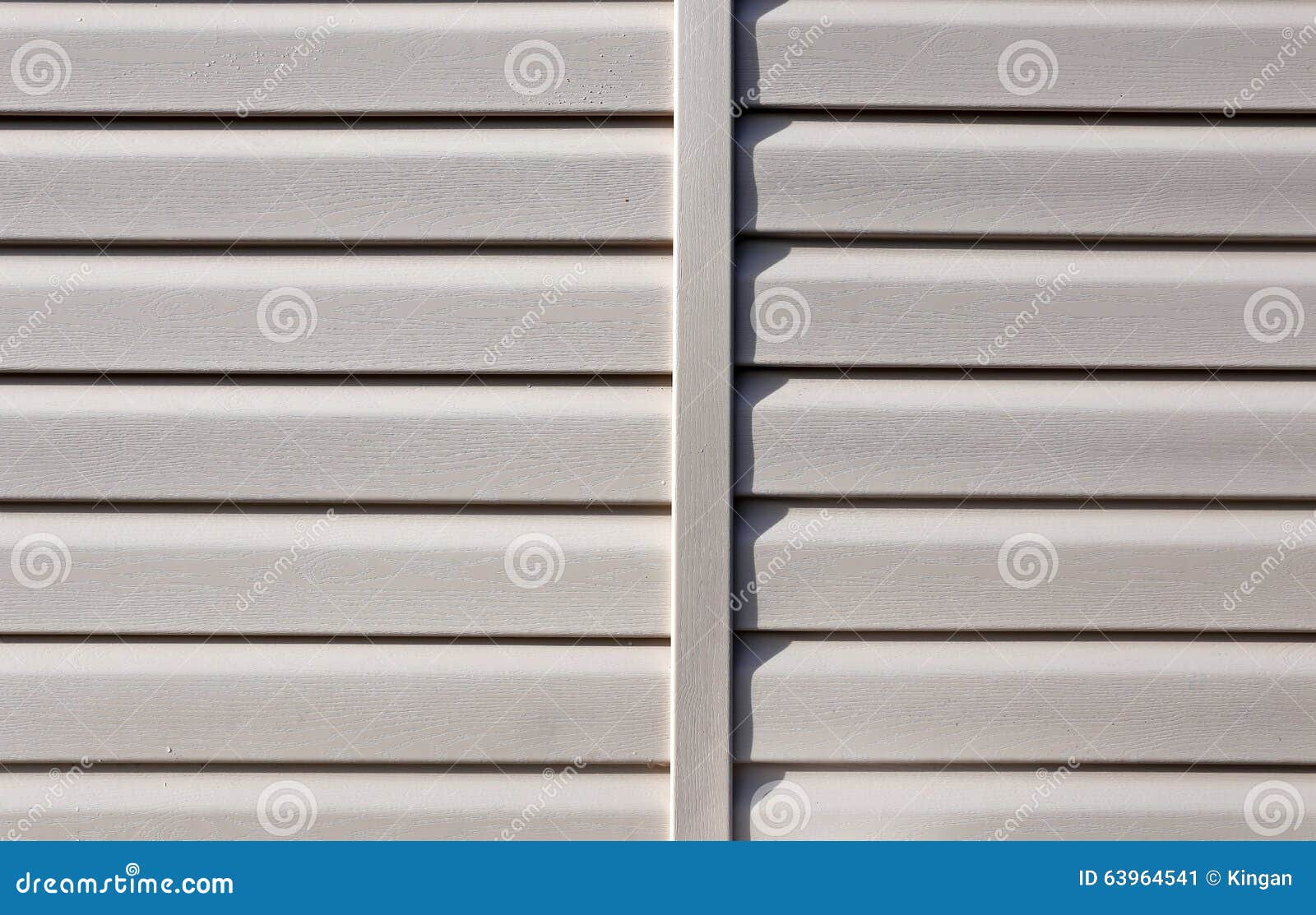 Installation on Facade Panels Beige Vinyl Siding Stock Image - Image of ...