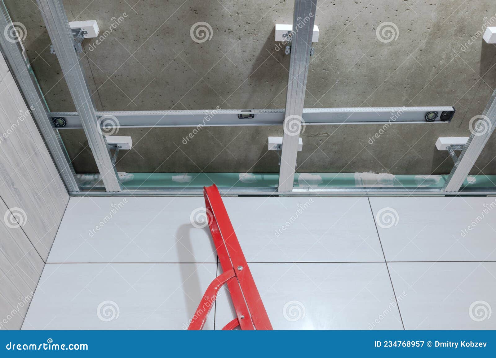 Installation Of False Ceilings Royalty-Free Stock Photo | CartoonDealer ...