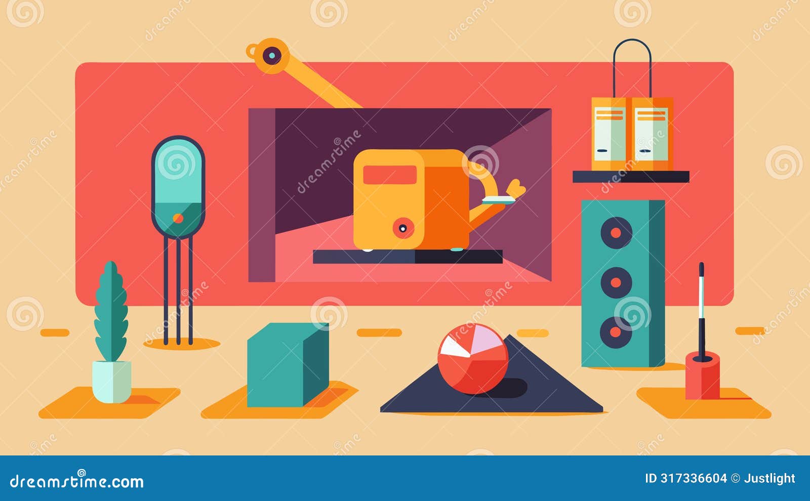 An Installation Featuring an Interactive Room Filled with Oversized ...