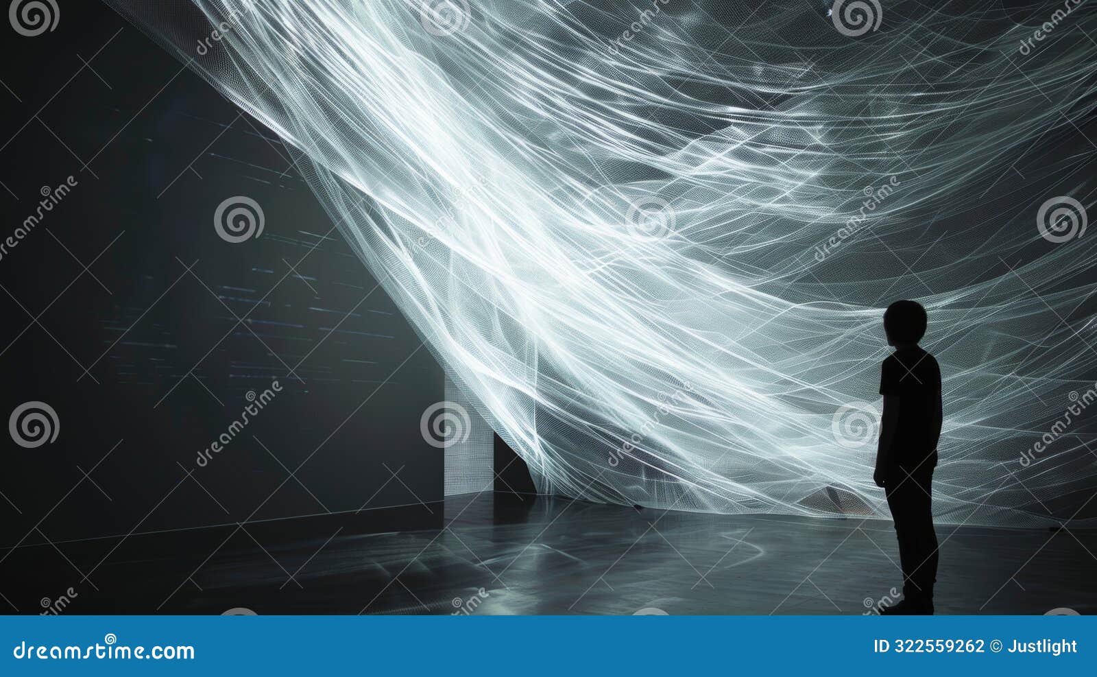 An Installation Featuring Thousands of Suspended Threads Each One ...