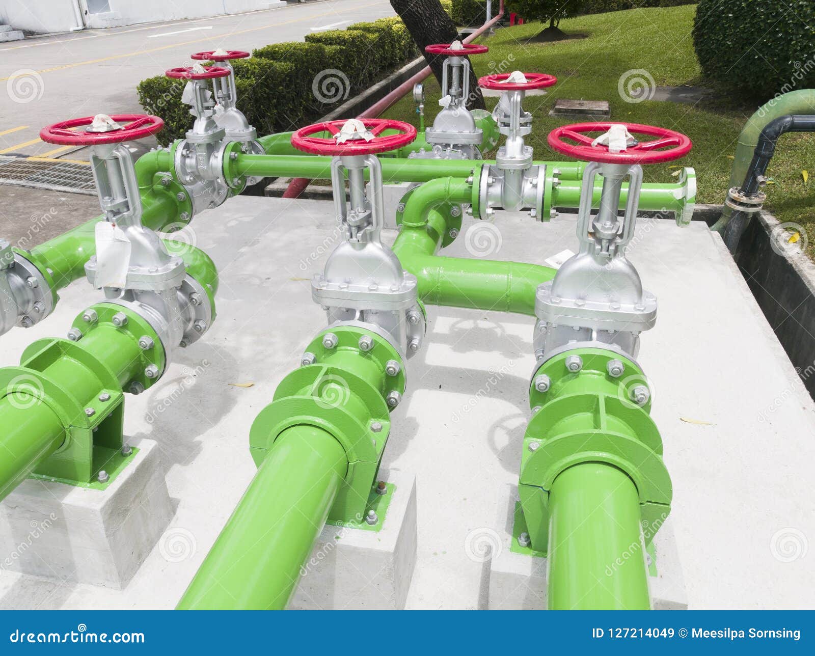 Installation of Green Water Pipe System in the Water System in the ...