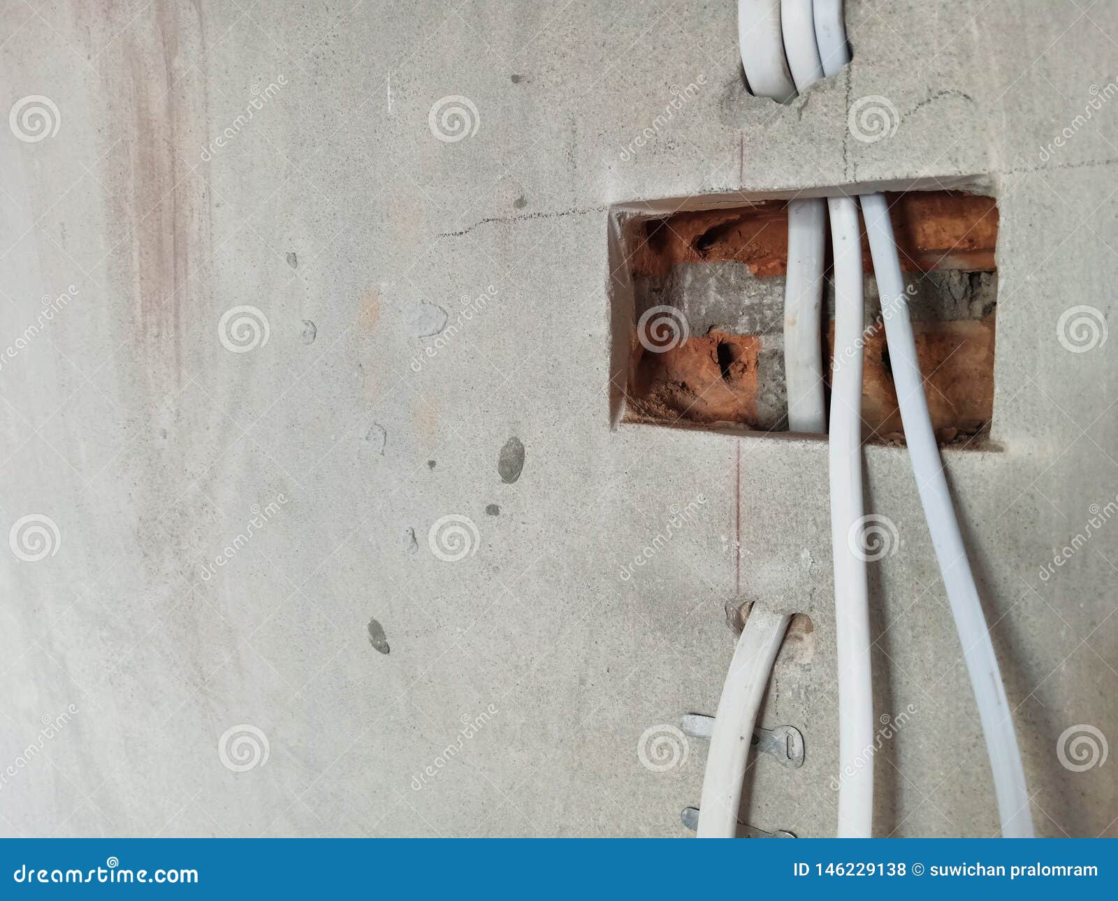 Electrical System Installation Stock Photo - Image of foil, aluminum ...