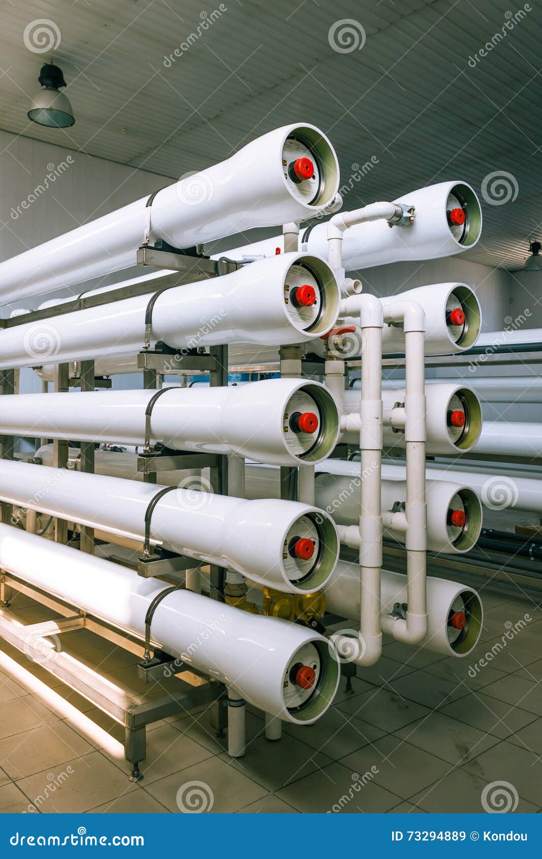 Installation of Industrial Membrane Devices Stock Image - Image of ...